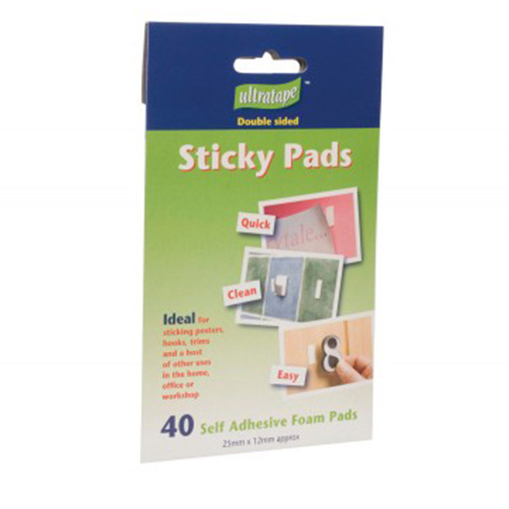 Sticky Fixers/Self-Adhesive Foam Pads – 12 Sleeves of 40 Pads (Copy)