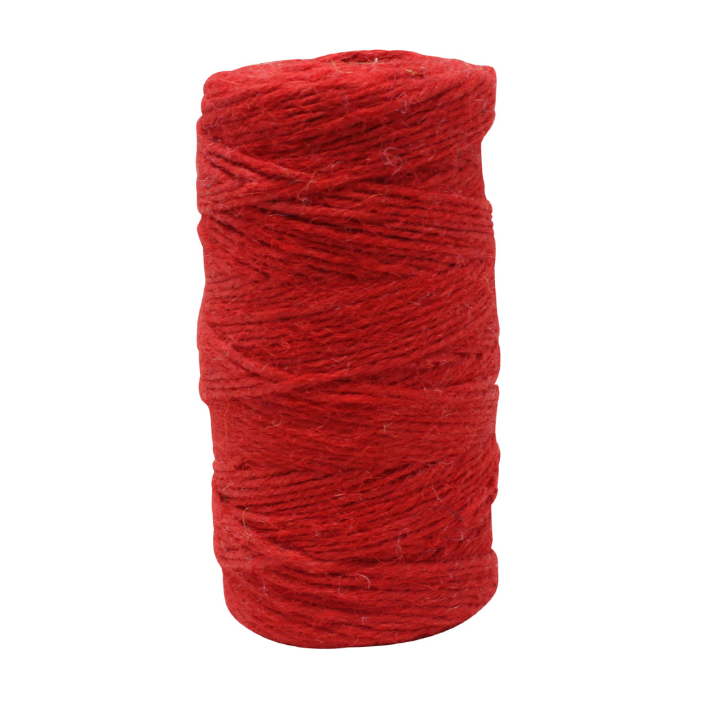 3 Ply Red Jute Craft Twine Reel