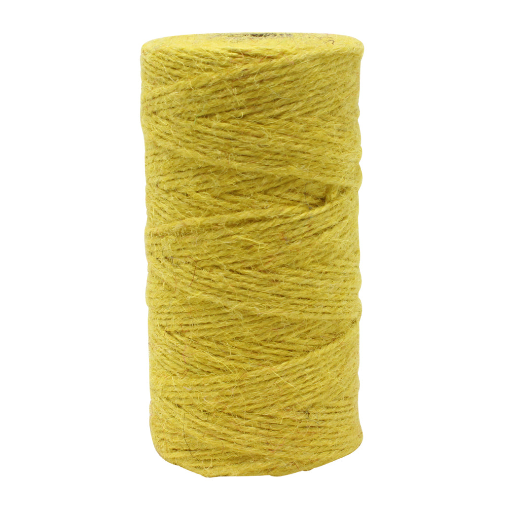 3 Ply Yellow Jute Craft Twine Reel